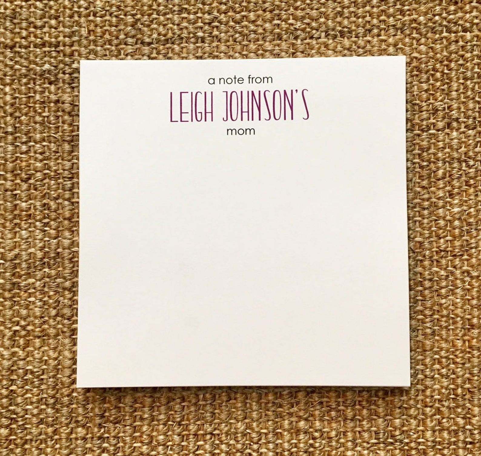 Notes From Mom Kids Notes Personalized Customized | Etsy