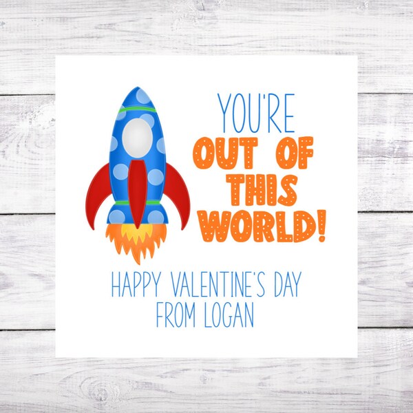 Space Valentine - Etsy