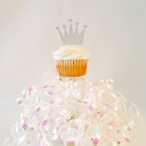 Crown Cupcake Toppers - Princess Party - Royal - Birthday Party - Baby ...