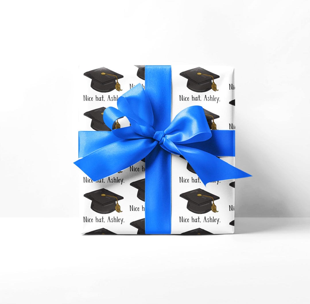 Personalized Graduation Gift Wrap, Custom Graduation Gift, College ...