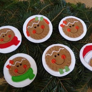 ITH Embroidery Design Mug Rug Coaster Gingerbread Gingerman - Etsy