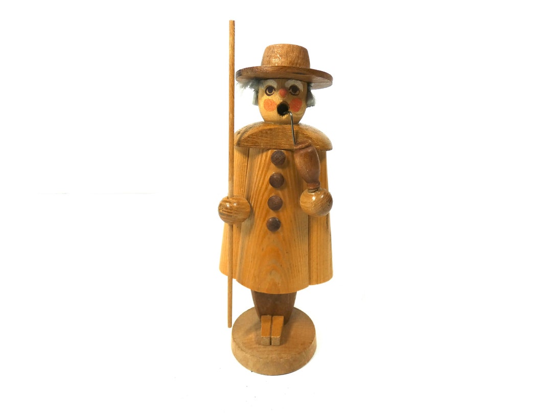 Smoker Man, Erzgebirge Figure, Incense Smoker Man , Vintage ...