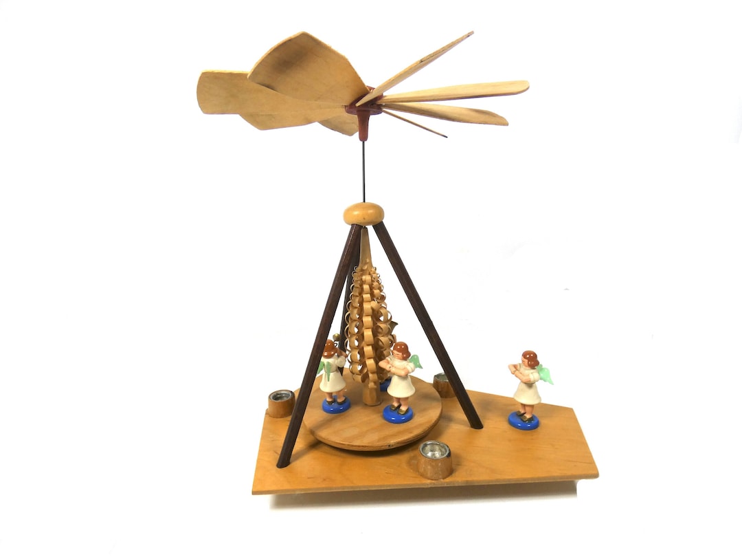 Erzgebirge Christmas Pyramid, German Old Christmas Erzgebirge Candle ...