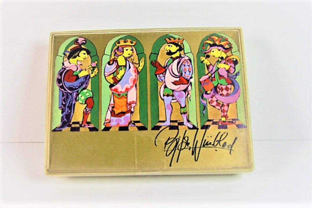 Bjorn Wiinblad Playing Cards,very Rare Vintage Bridge Deck, Retro ...