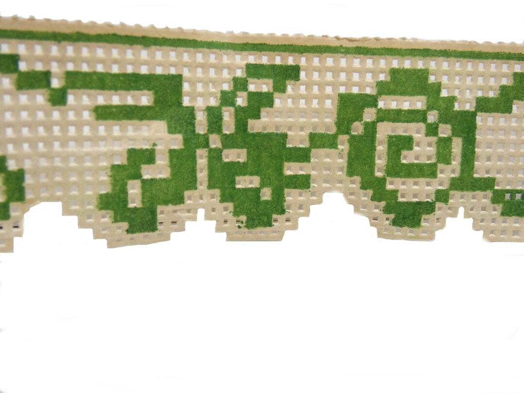 Shelf Edging Paper, Vintage Swedish Cabinet Edging Paper, Scandinavian ...