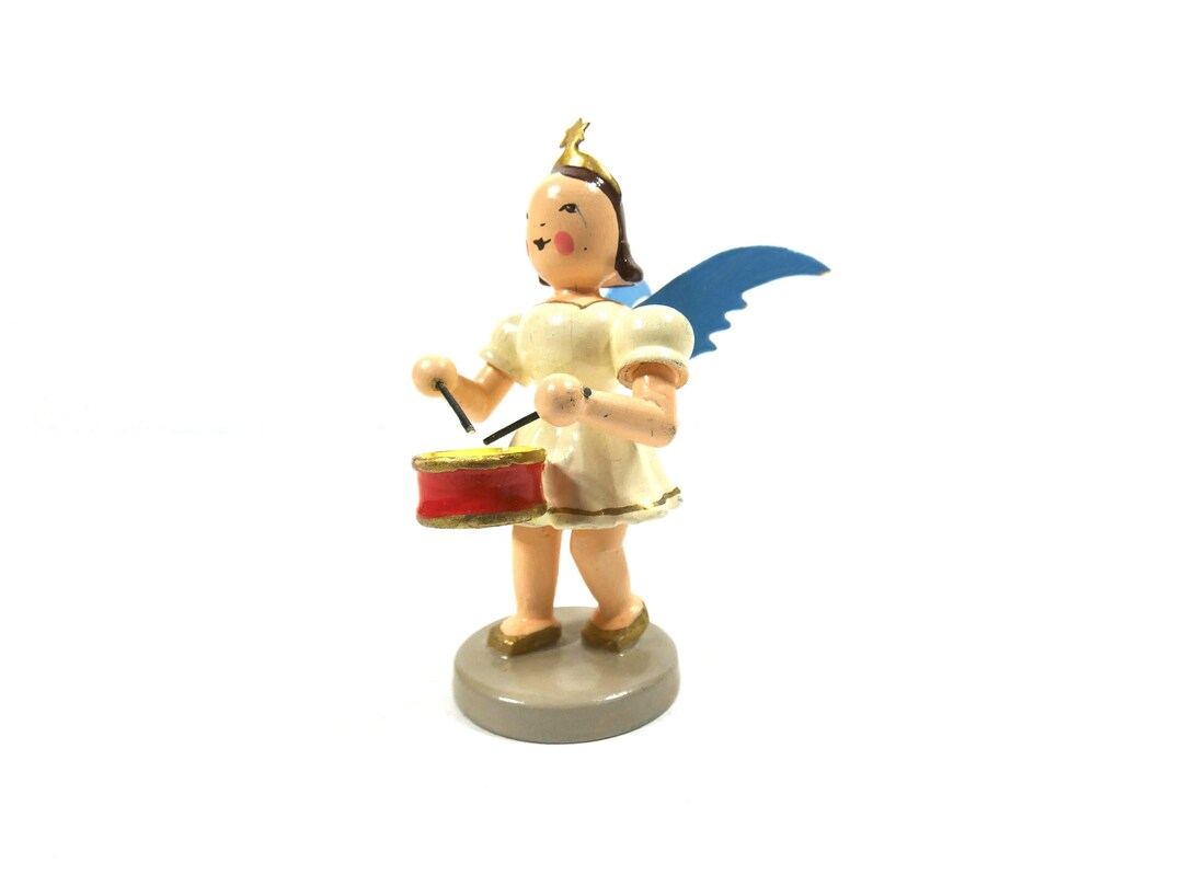 Angel Band,drummer Playing Angel,erzgebirge Figure, Miniature ...