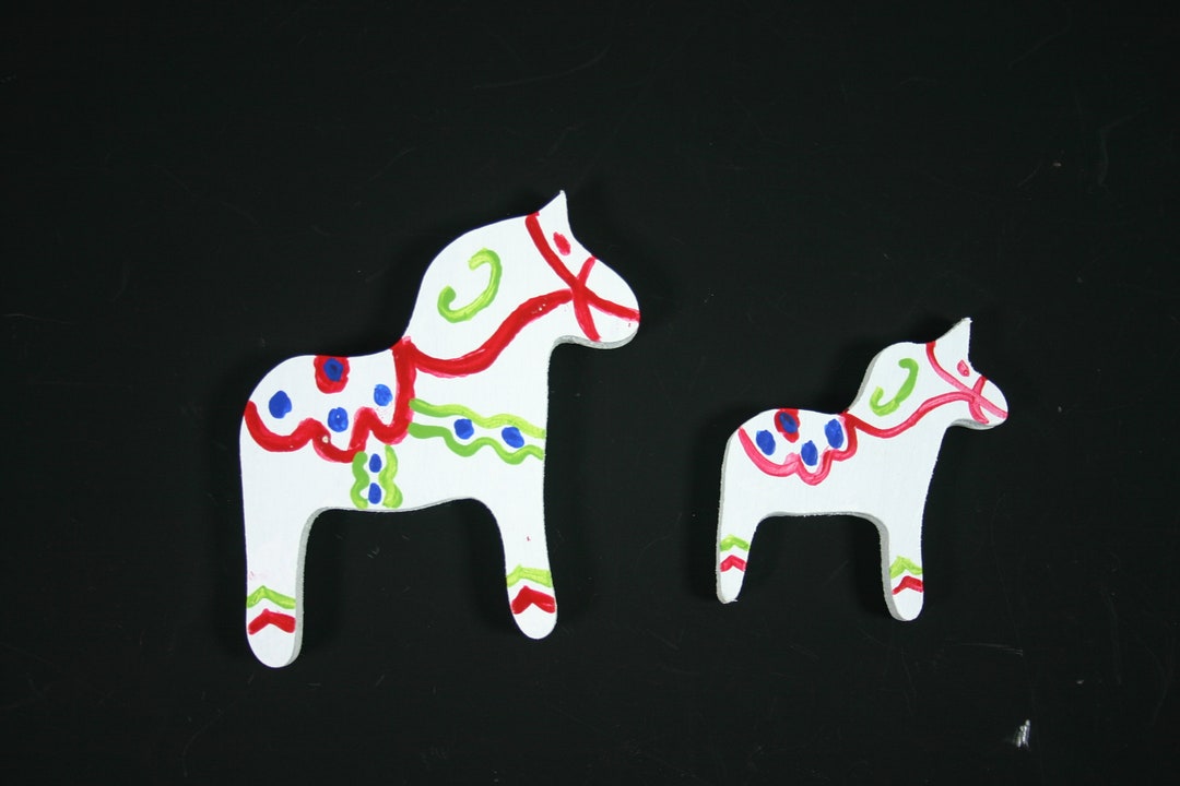 Swedish Refrigerator Magnet, Dalarna Fridge Magnet, Scandinavian Dala ...