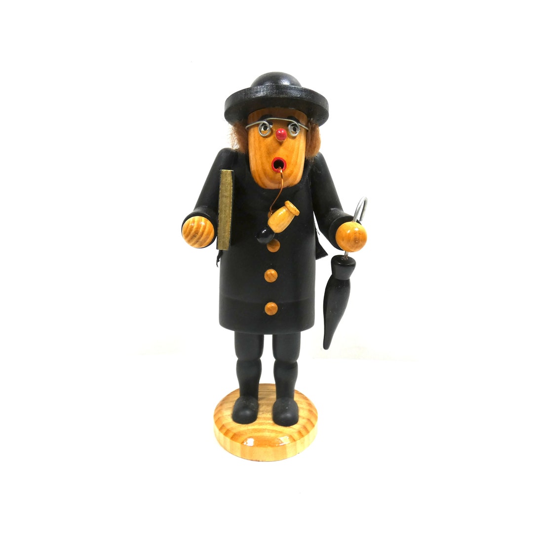 Erzgebirge Smoker Man, Incense Pastor Smoker Man, Vintage ...