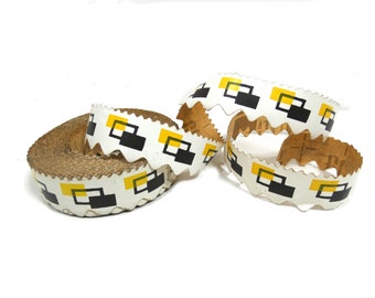 Shelf Edging Paper, Vintage Swedish Cabinet Edging Paper, Scandinavian ...