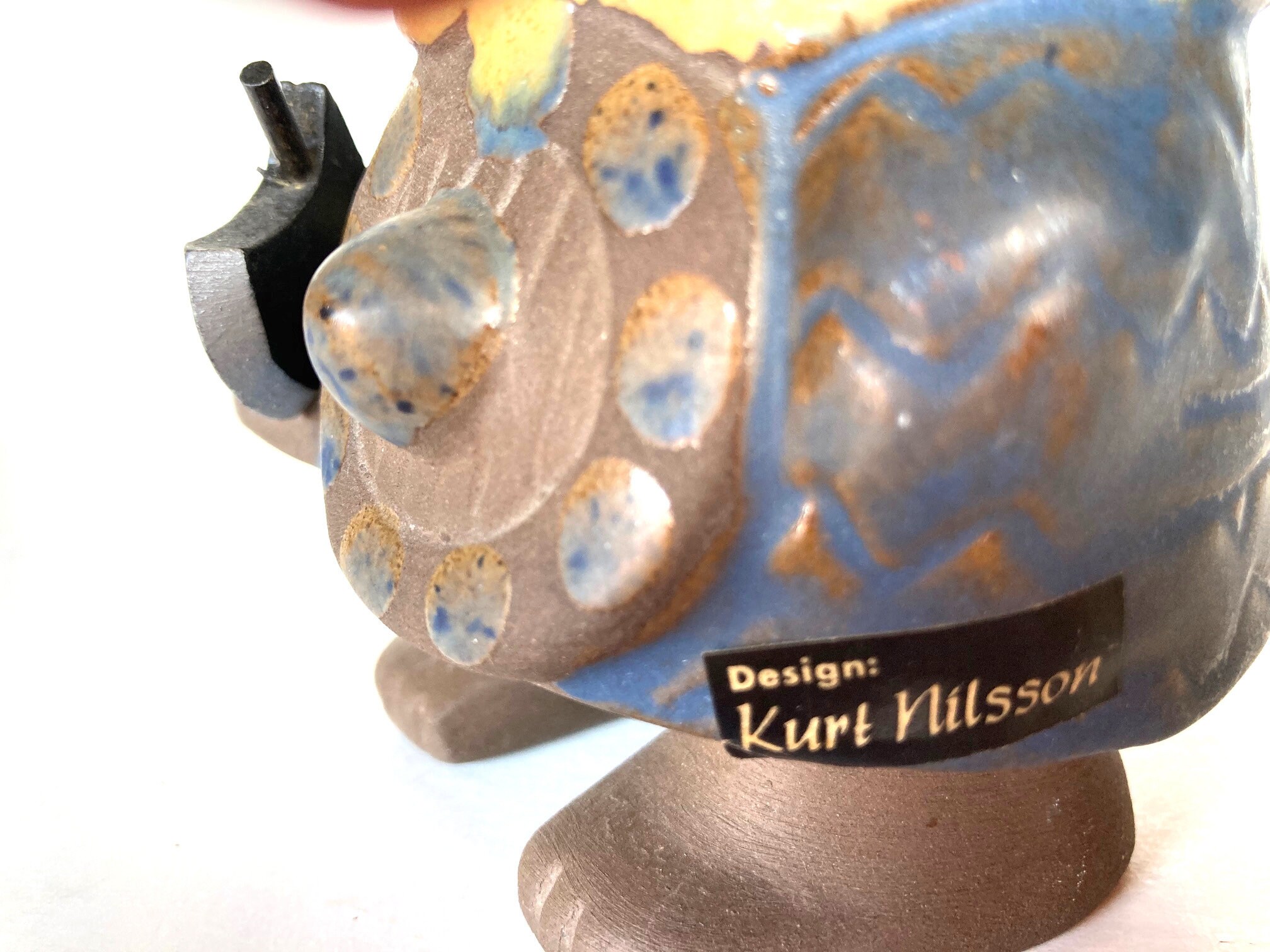 Viking Swedish Ceramic , Scandinavian Pottery Elbogen, Kurt Nilsson - Etsy