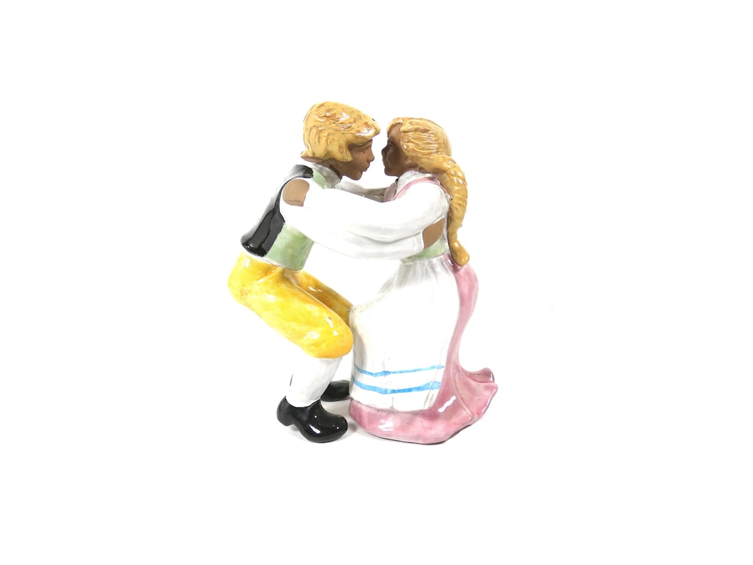Swedish Ceramic Romantic Couple, Dancing Couple Scandinavian Comforting ...