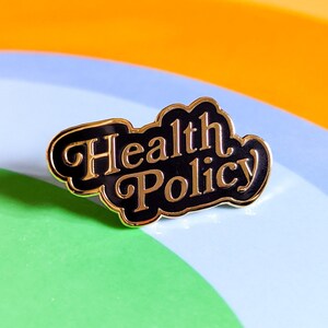 Health Policy Hard Enamel Pin | Lapel Pin | Public Health Pin ...