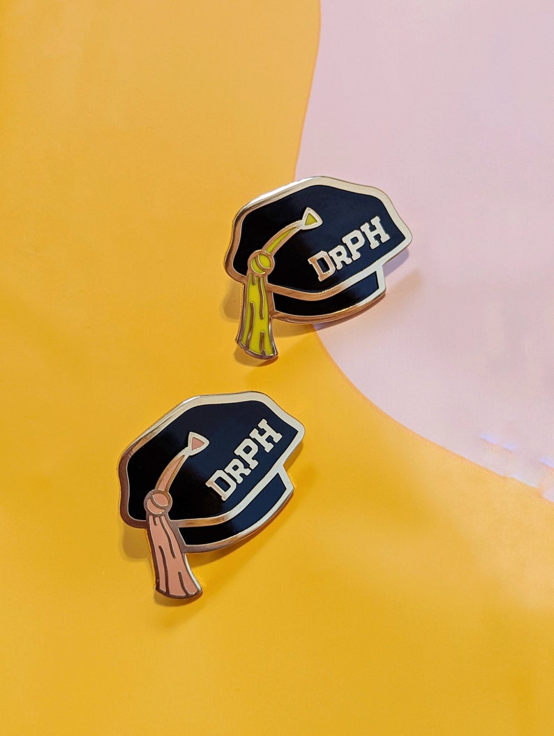Drph Graduation Cap Enamel Pin – Doctor of Public Health Grad Pin ...