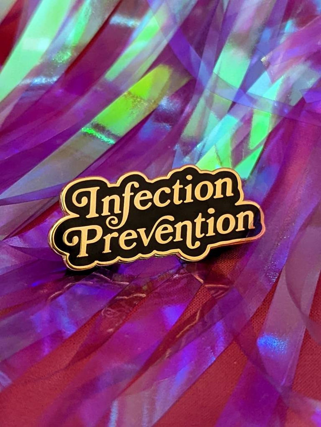 Infection Prevention Enamel Pin – Public Health Gift – Infection ...