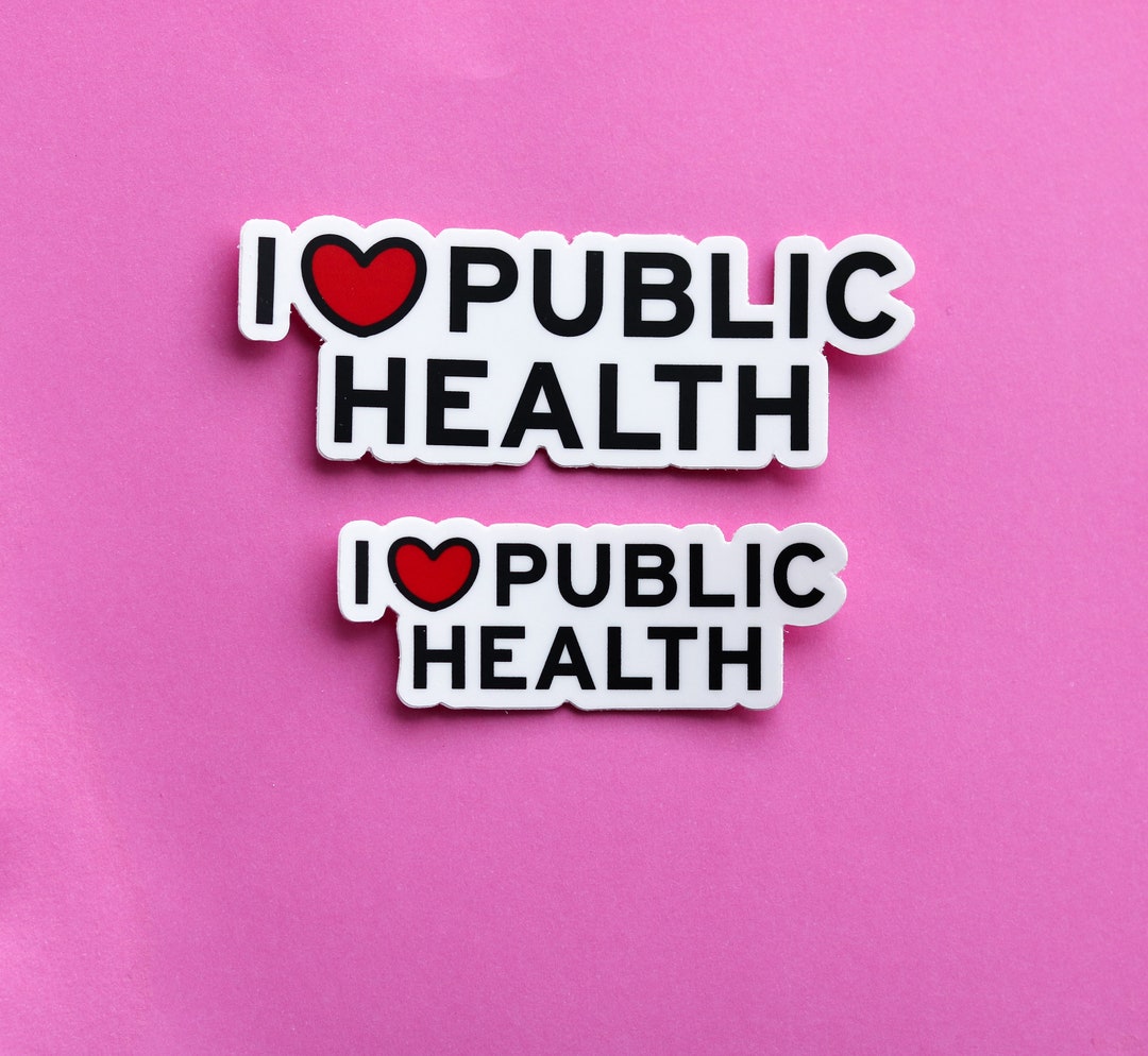 I Love Public Health Sticker / Science / Nurse / Lab Tech / Vaccine ...