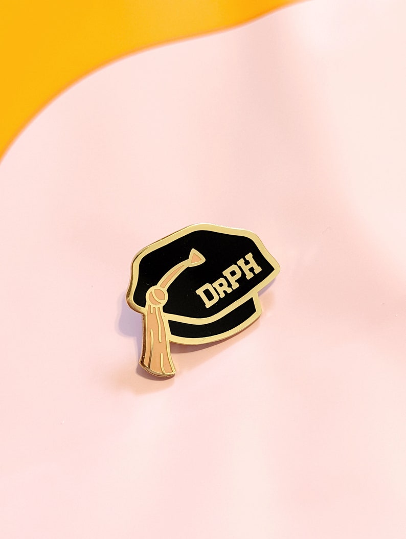 Drph Graduation Cap Enamel Pin – Doctor of Public Health Grad Pin ...