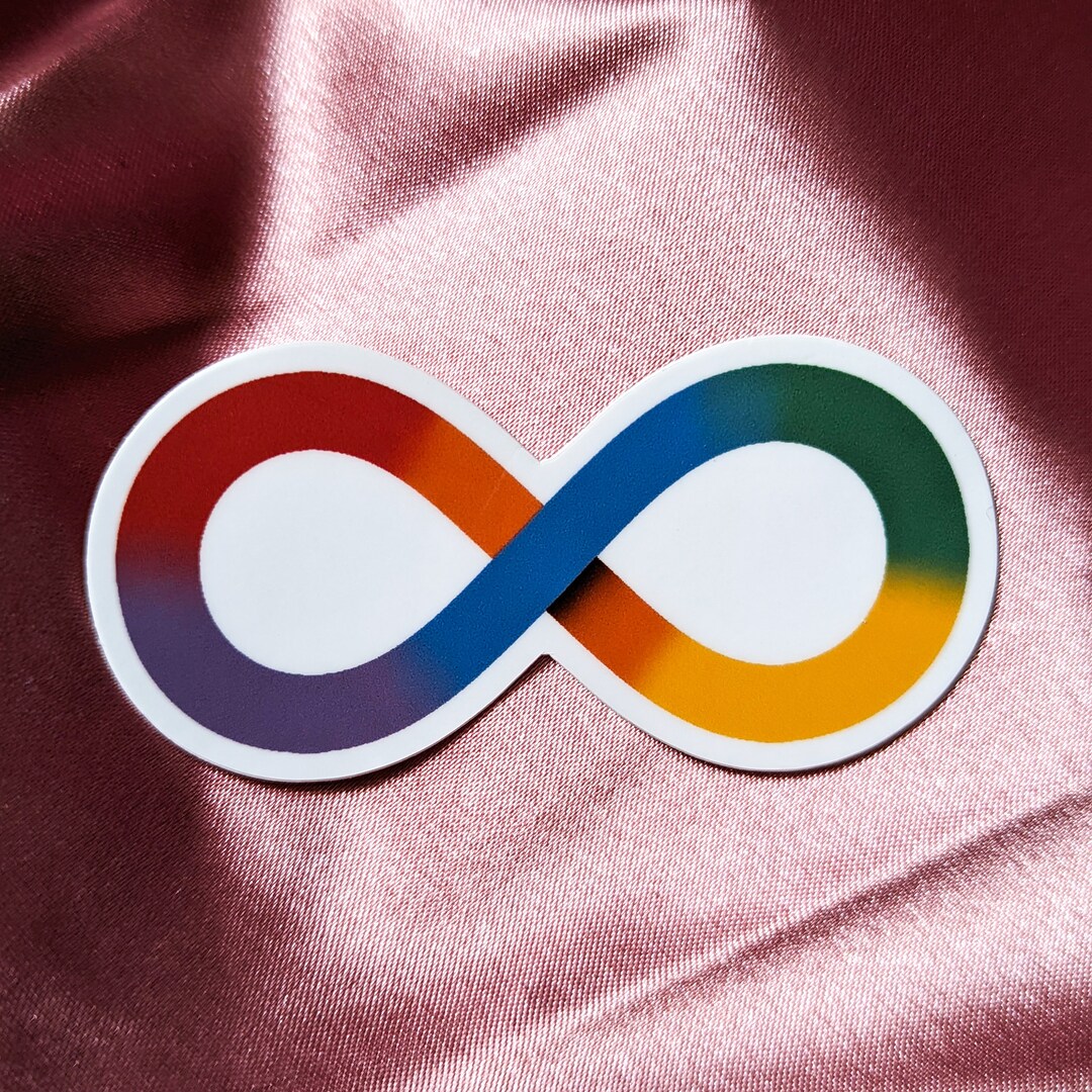 Neurodivergent Pride Infinity Sticker | Autism ADHD Neurodiversity ...