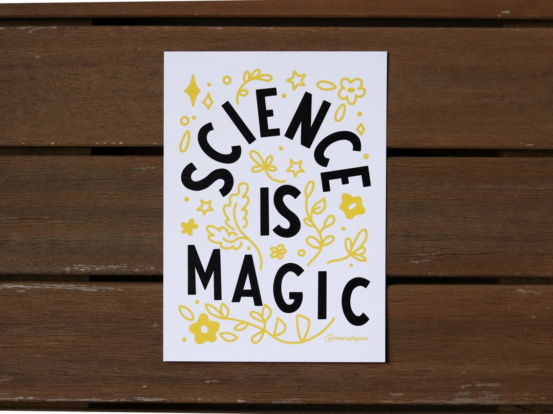 Science is Magic Art Print // 5x7 Art Print Public Health - Etsy