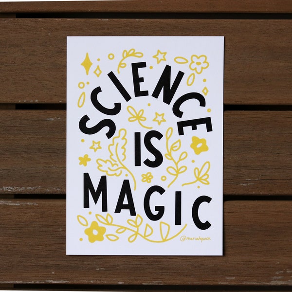 Science is Magic Poster - Etsy