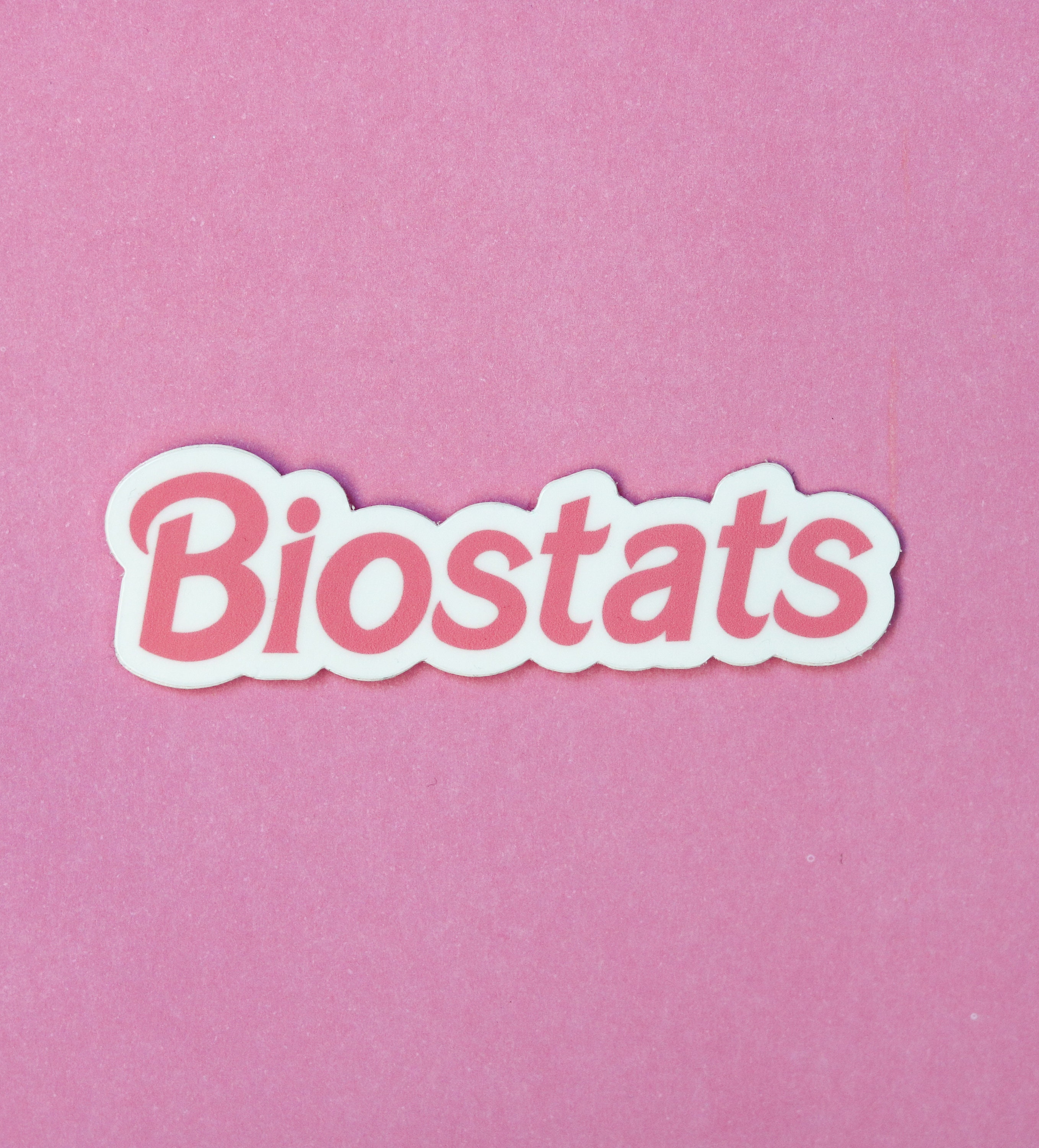 Biostatistics Pink Sticker Public Health / Science / Nurse / | Etsy