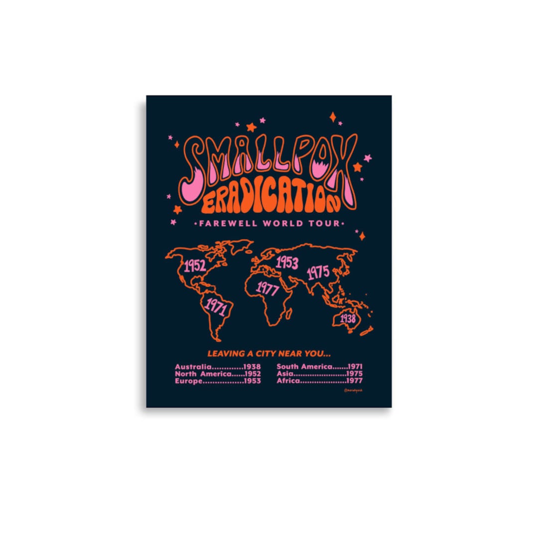 Smallpox Eradication Poster - Etsy
