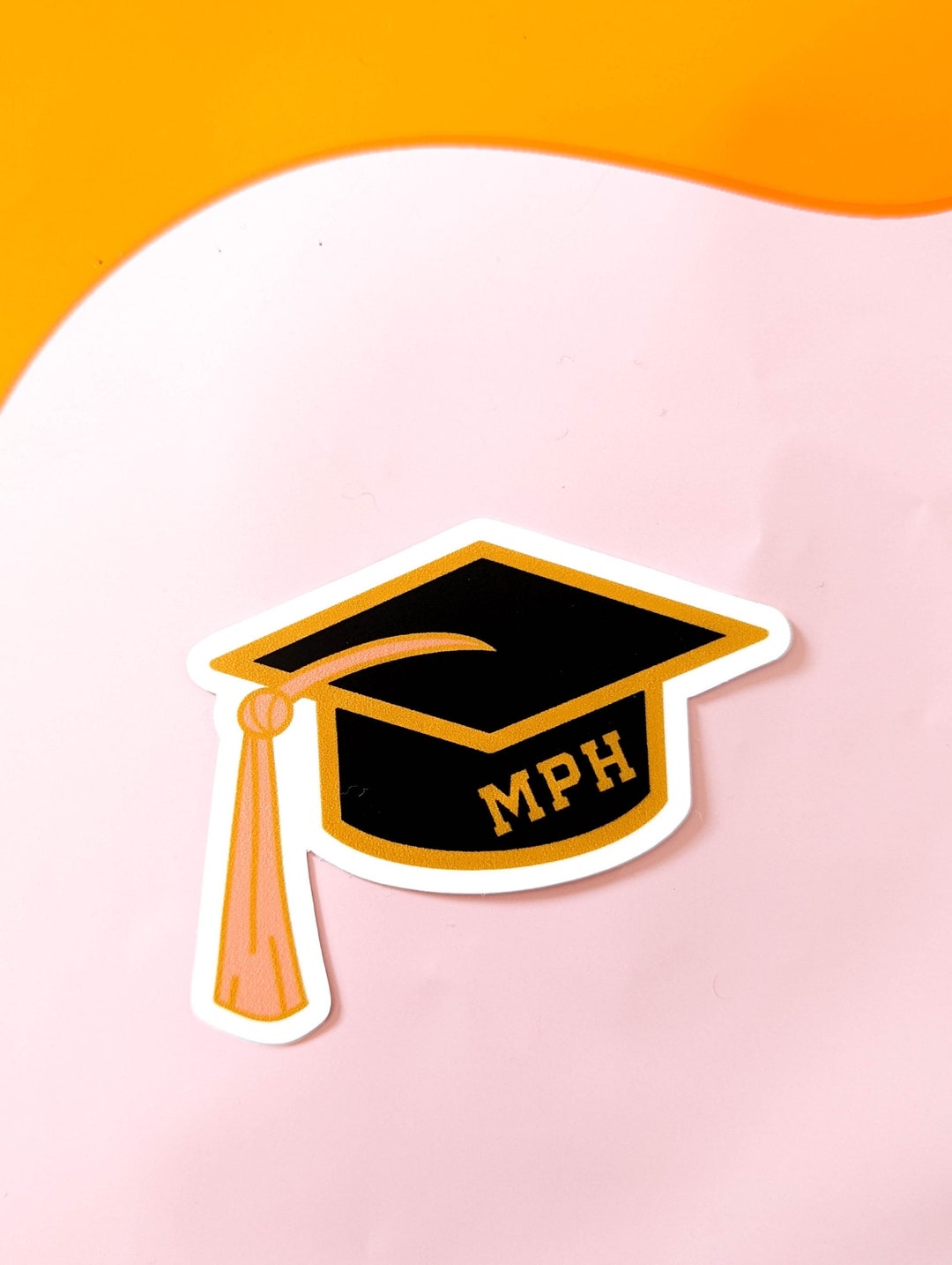 MPH Graduation Cap Sticker – Public Health Grad Decal – Master of ...