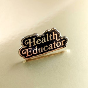 Health Educator Enamel Pin – Public Health Pin – CHES MCHES Gift ...