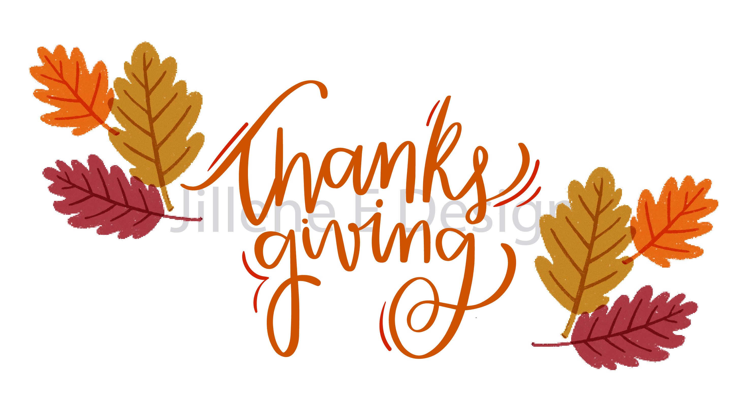 Thanksgiving Leaves Clipart, Thanksgiving SVG, Thanksgiving PNG ...