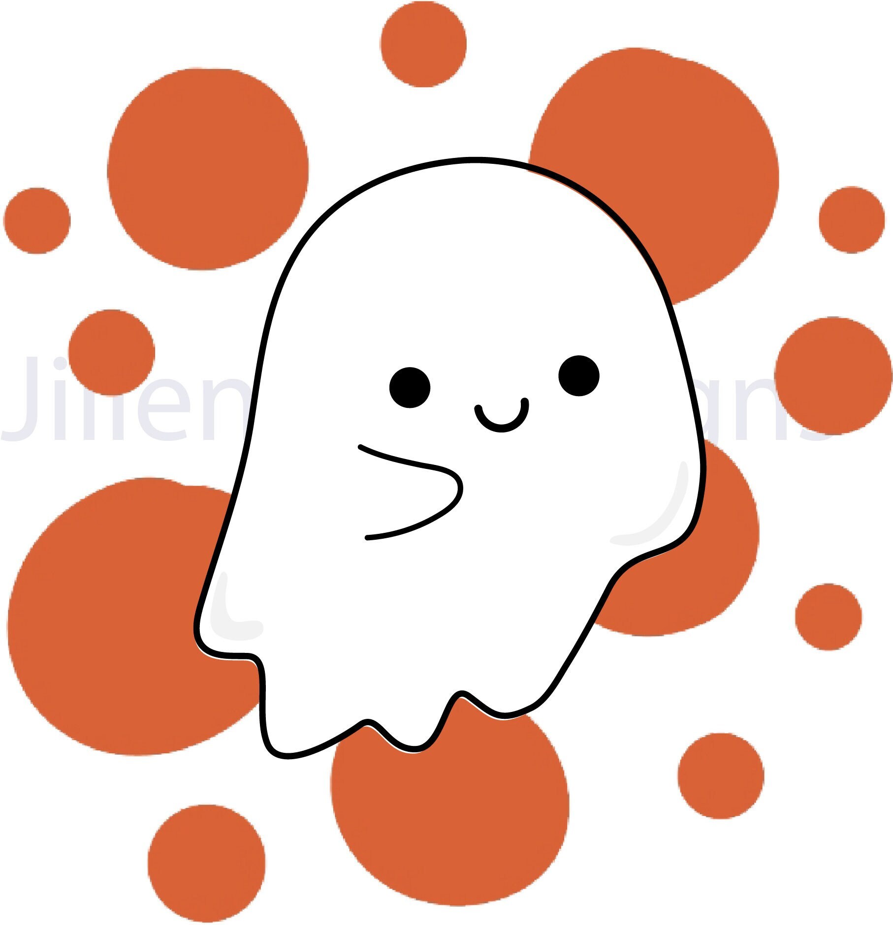 Crying Ghost Clip Art