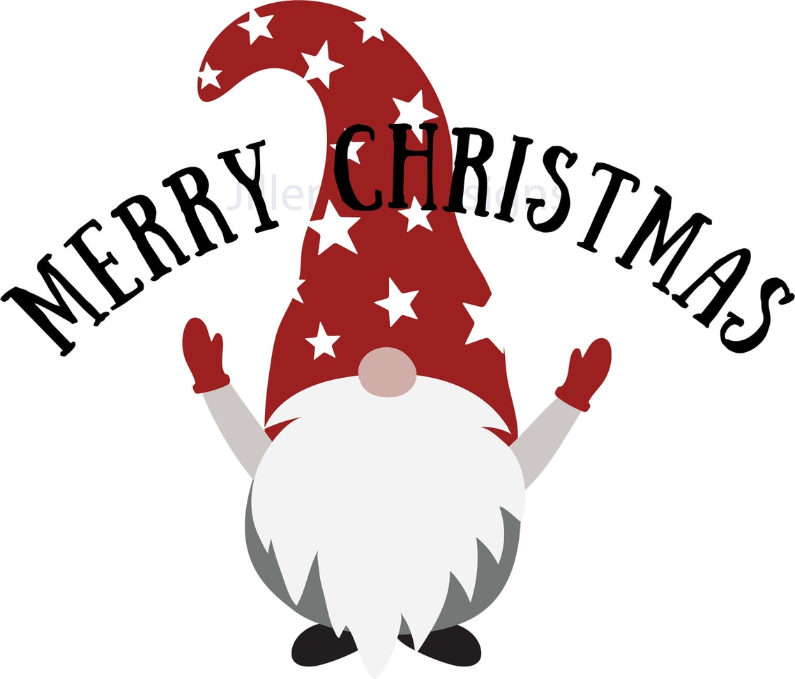 Christmas Gnome Clipart, Holiday Gnome Svg, Merry Christmas Clipart ...