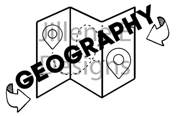 Geography Map Clip Art Social Studies Clip Art Geography - Etsy