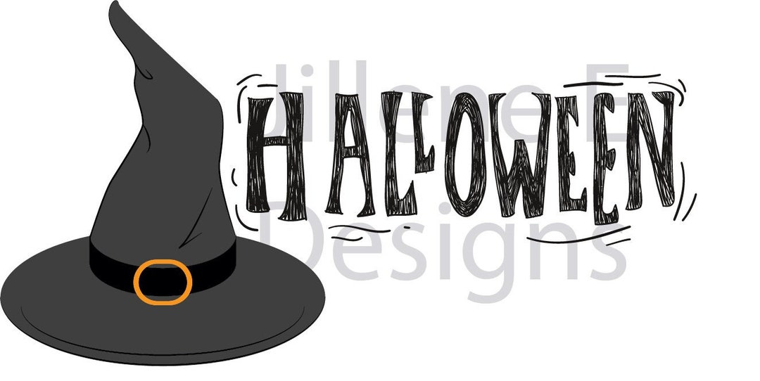 Halloween Witch Hat SVG, Halloween SVG, Halloween PNG, Halloween ...