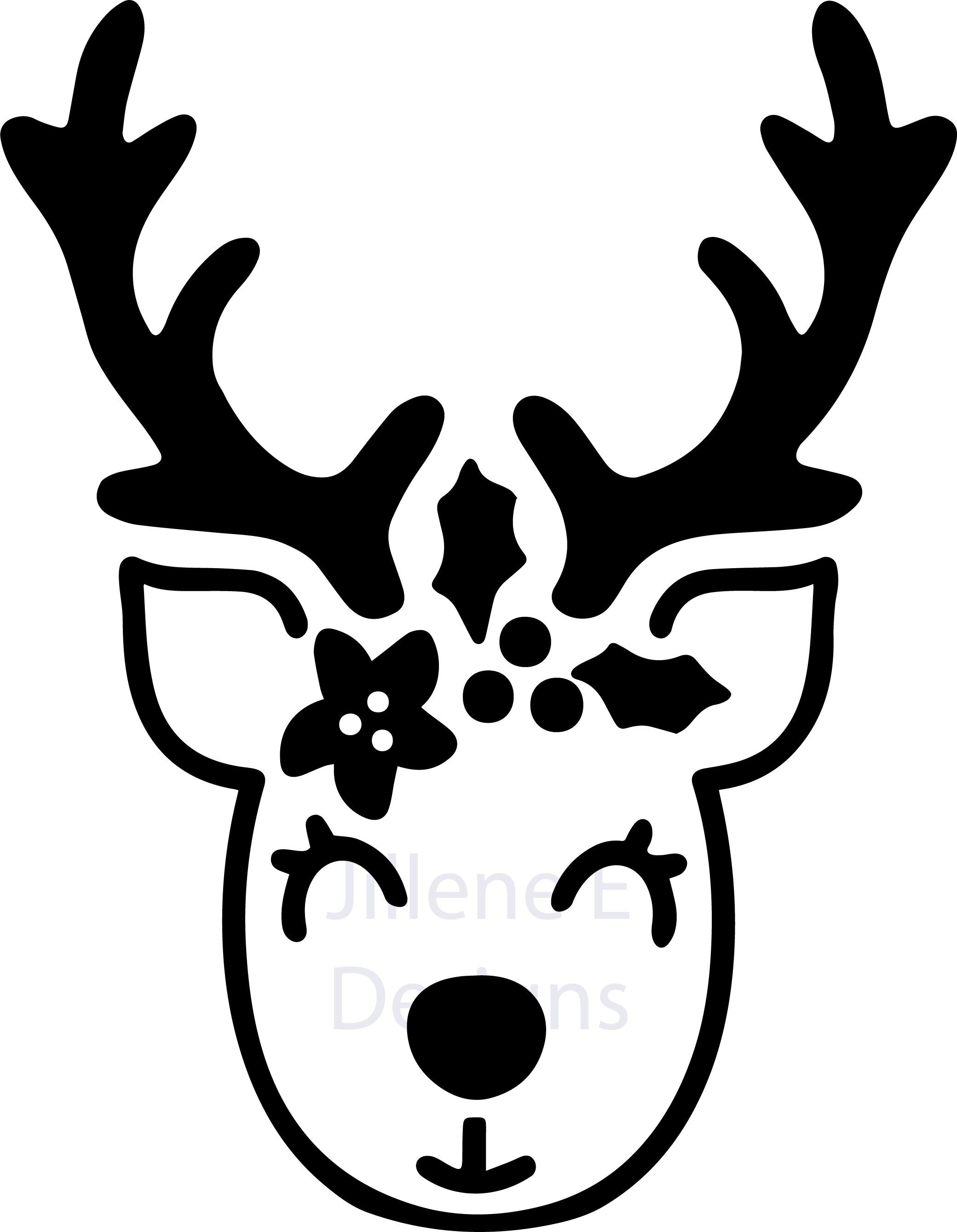 Christmas Reindeer SVG, Christmas SVG, Christmas PNG, Reindeer Svg ...