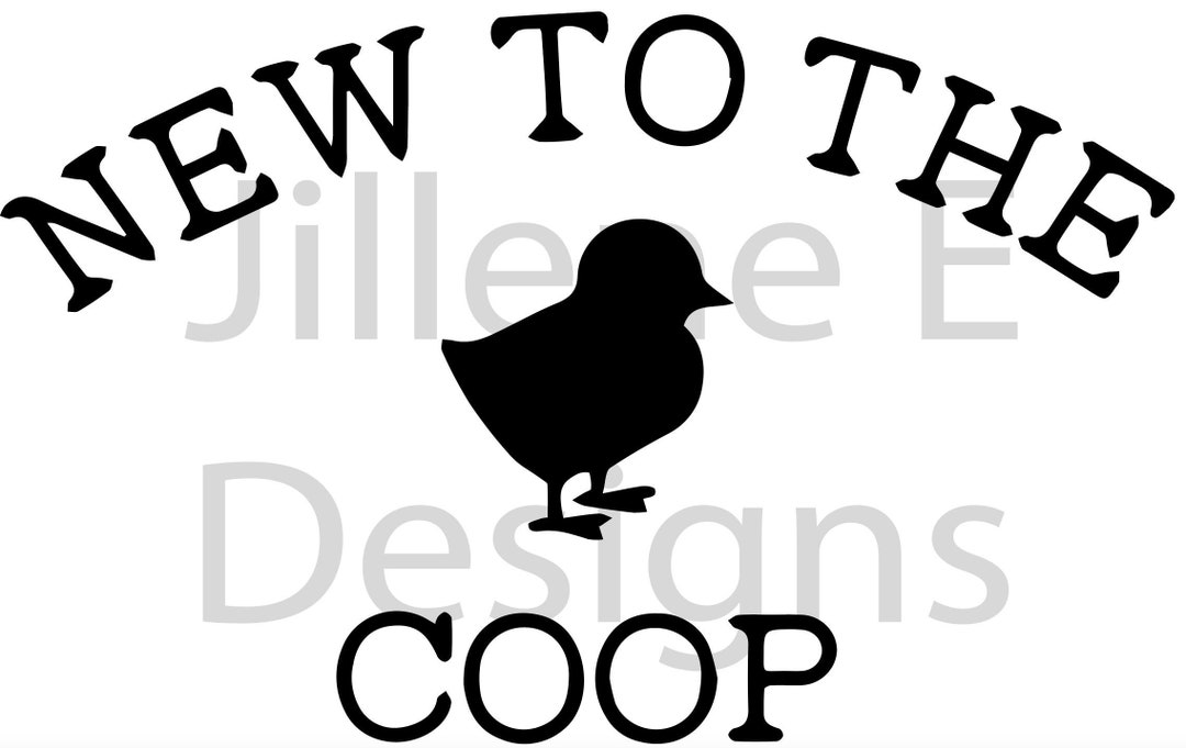 New to the Coop SVG, Baby SVG, Baby Bodysuit SVG, Baby Shower Svg ...