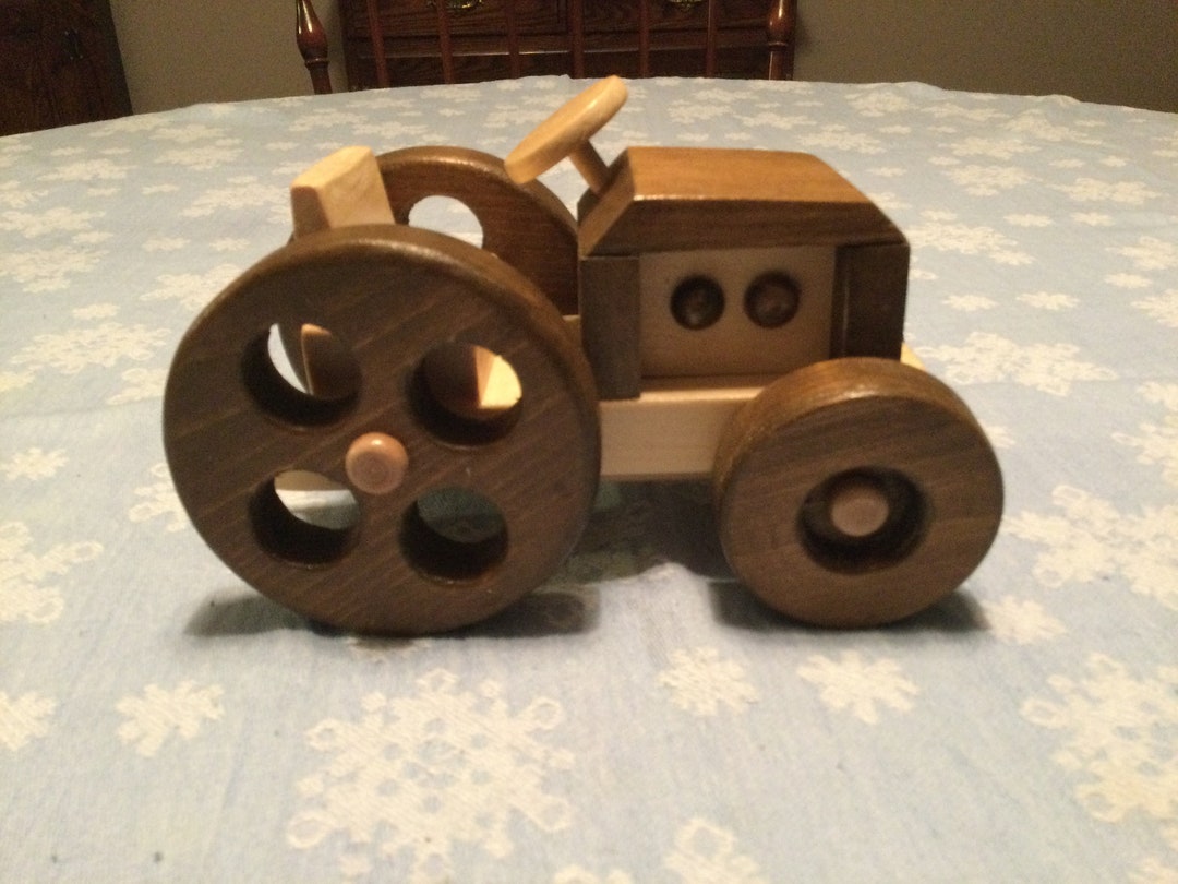 Wood Tractor - Etsy