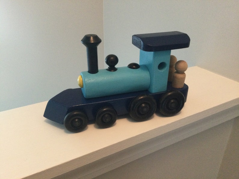 Large Wood Locomotive - Etsy