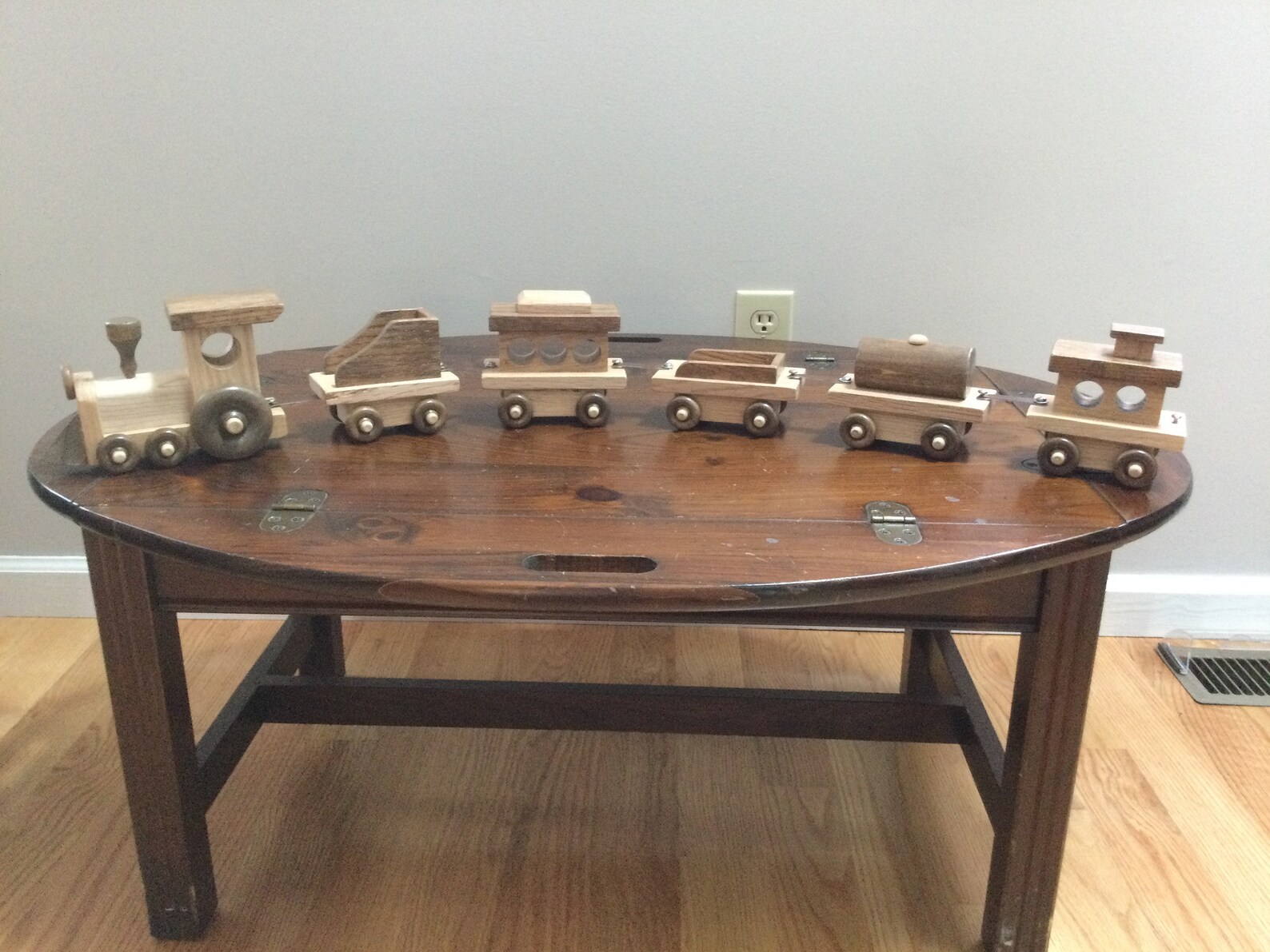 Wood Toy Train - Etsy