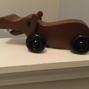 Wood Hippo - Etsy