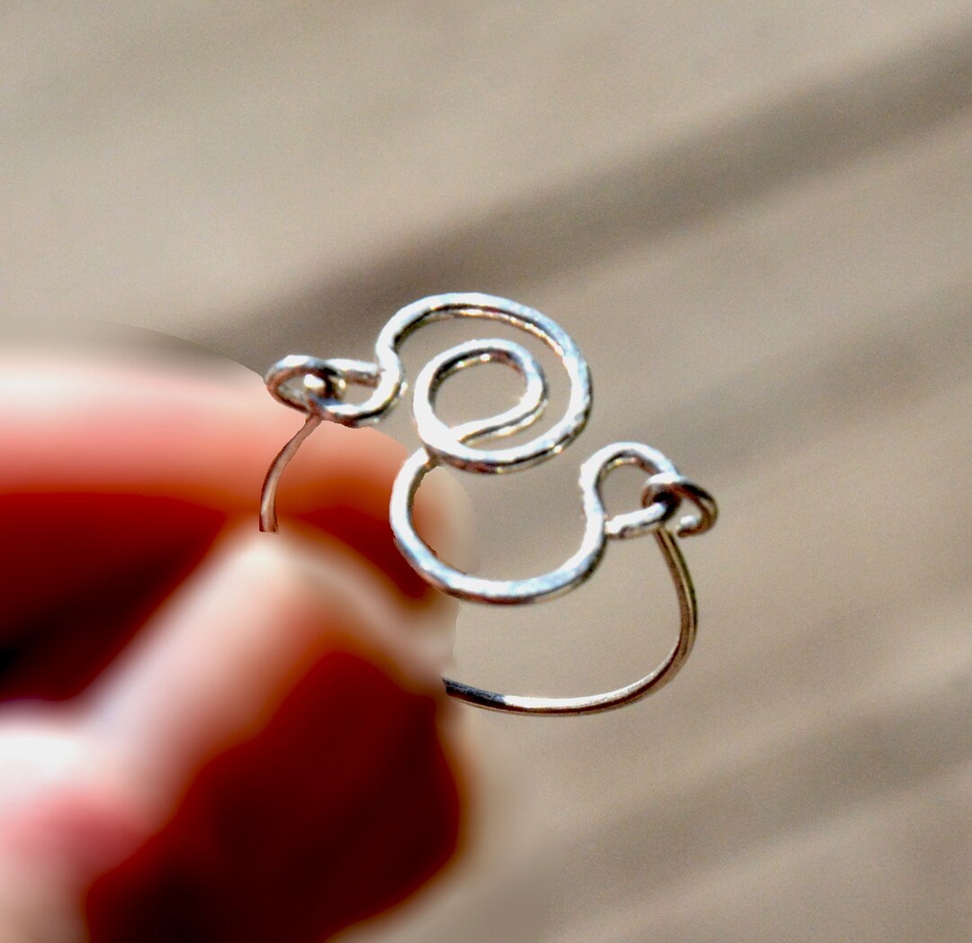 Silver Ring. Spiral Ring. Thin Ring. Jewelry From Israel. Swivel Ring ...