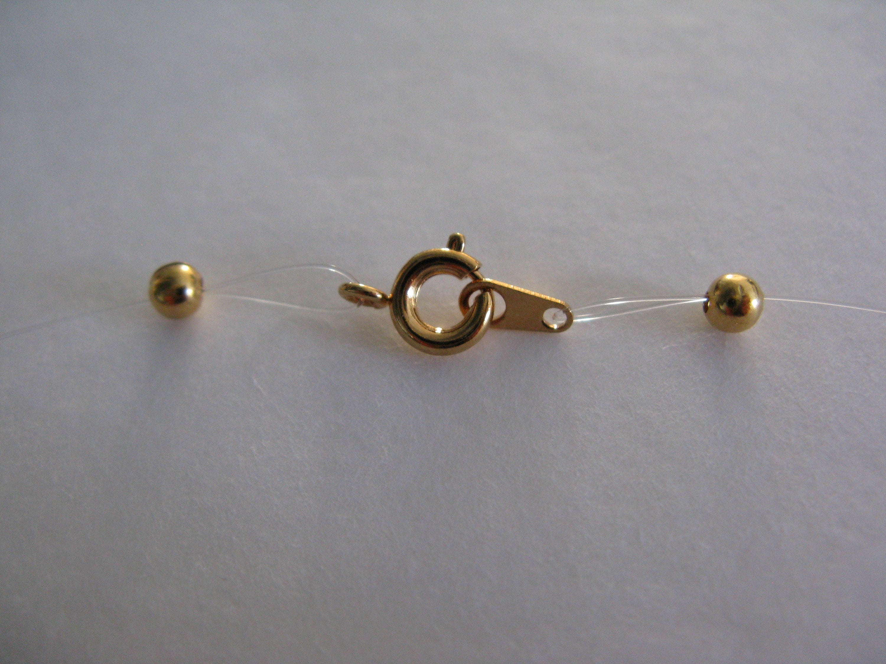 Collier fil transparent Nylon invisible cristal Swarovski - Etsy France