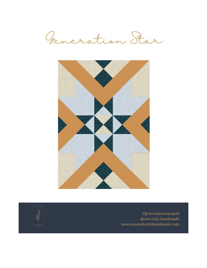 Generation Star Quilt Pattern - Etsy
