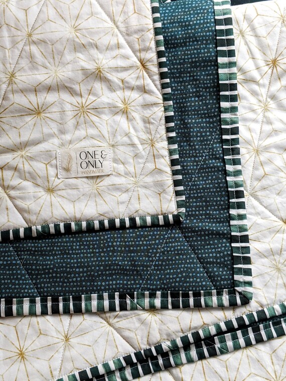 Emerald Star Quilt | Etsy