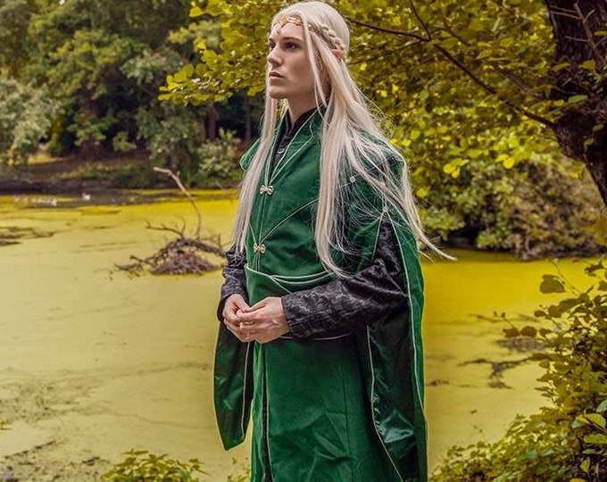 Elven Legolas Costume, Elven Wedding Costume for Men, Fantasy LARP ...