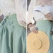 Edwardian Style Costume, Cottage Core Prairie Dress, Cotton Skirt ...