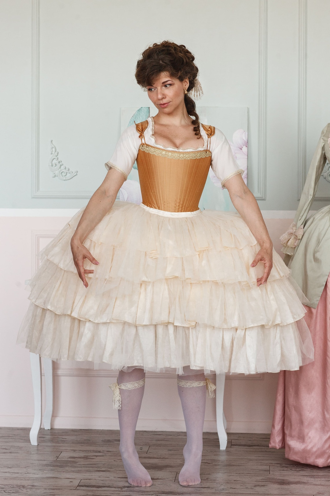 Luxury Rococo Pannier 18th Century Outfit Marie Antoinette - Etsy