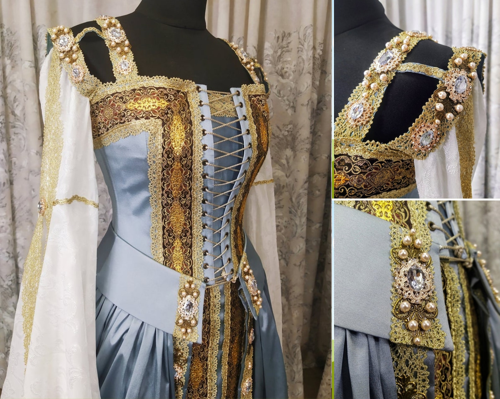 Italian Renaissance Courtesan Dress Inspired by Dangerous Beauty Movie ...