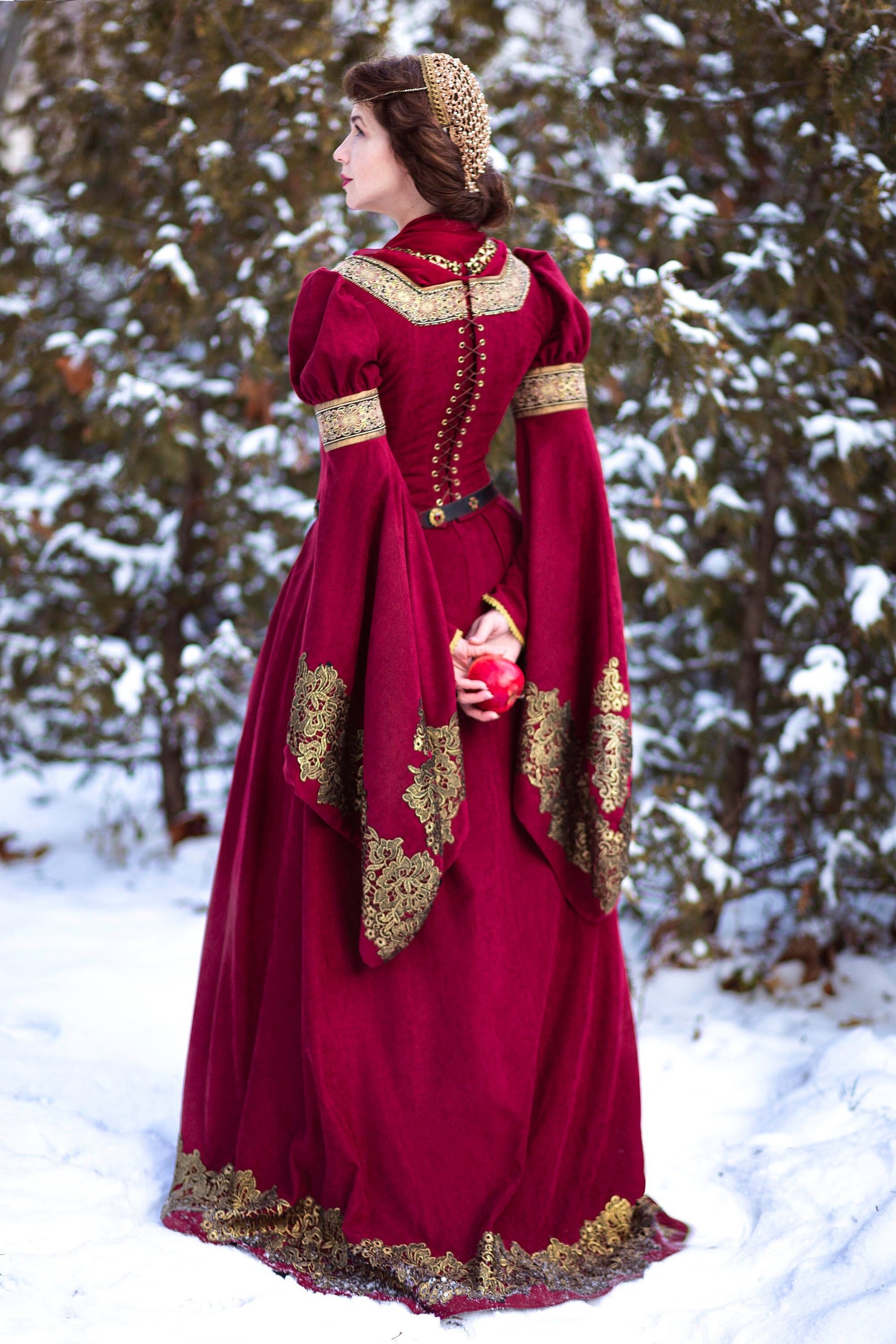 Renaissance Headpiece, Pearl Beads Hair Net, Historic Costume Snood ...