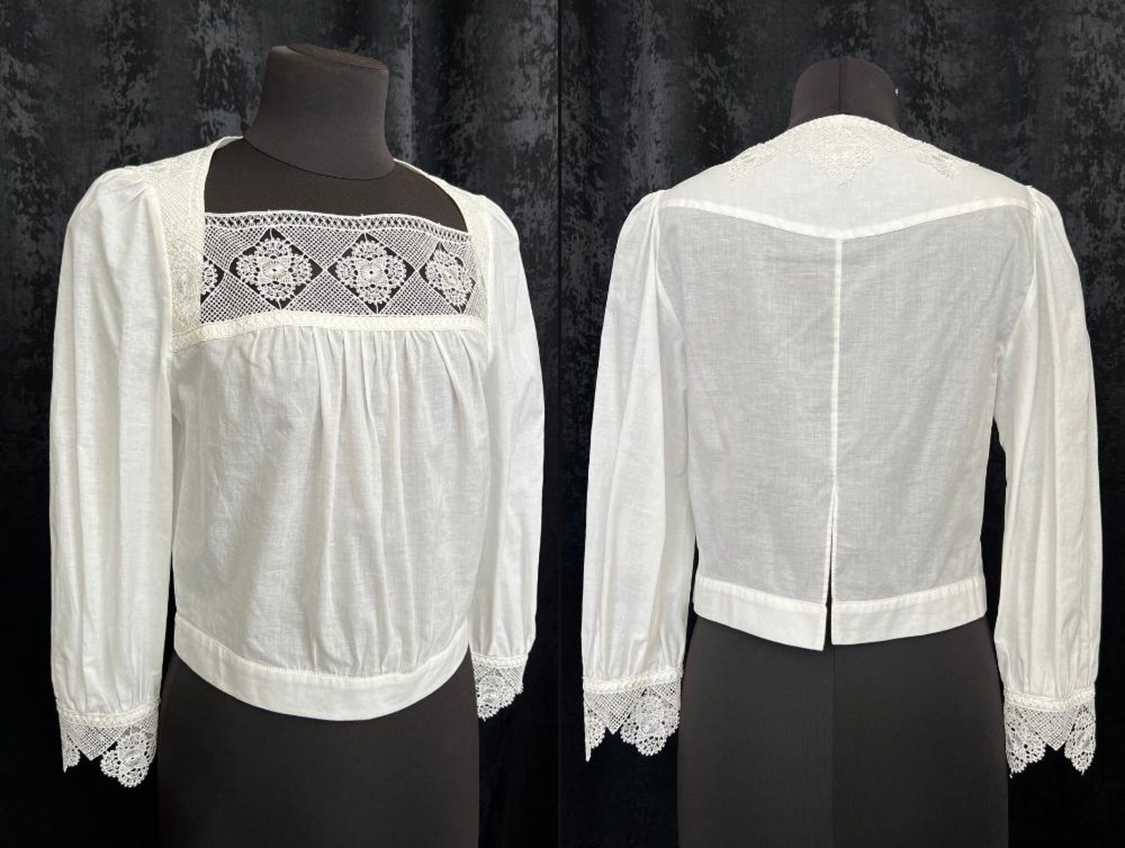 Edwardian Style Costume, Cottage Core Prairie Dress, Cotton Skirt ...