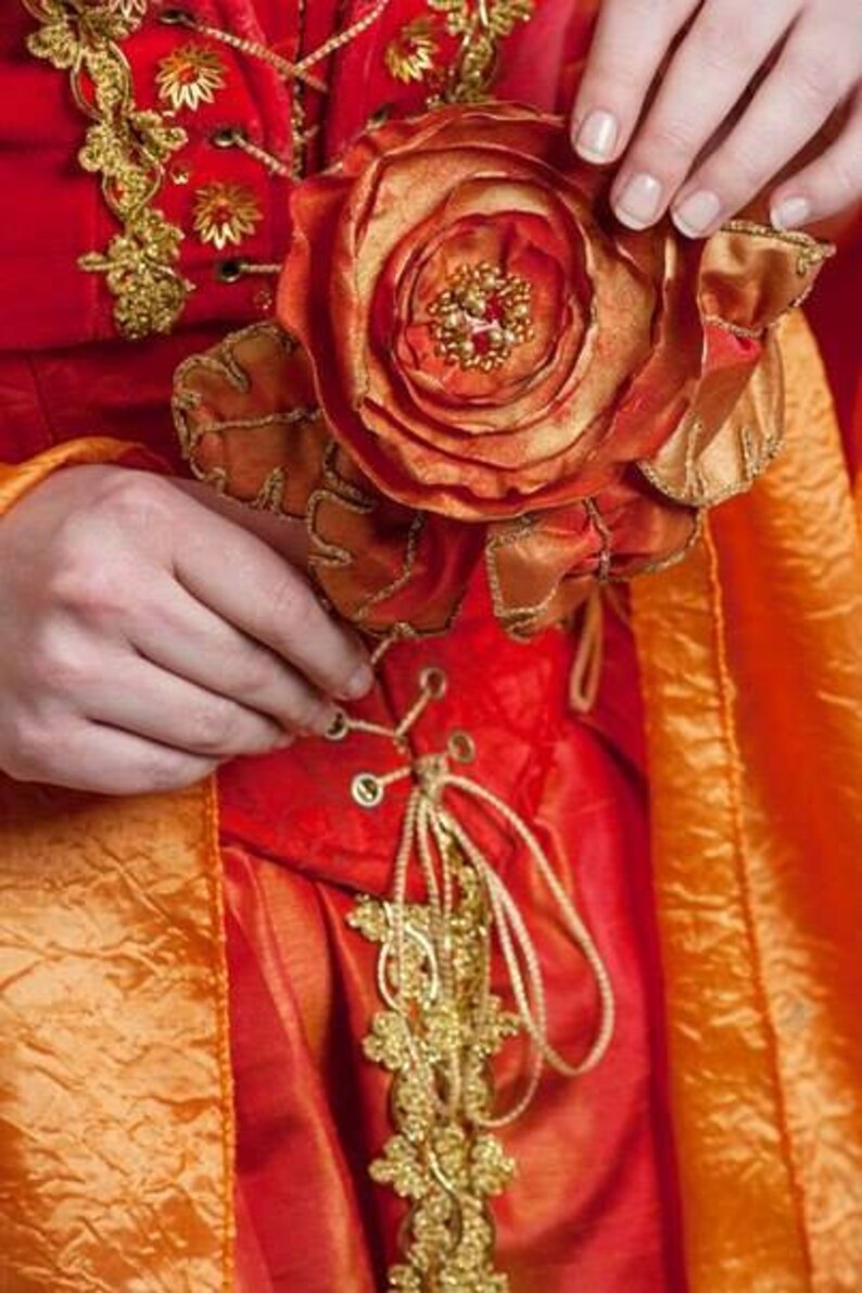 Fantasy Phoenix Dress Autumn fairy dress Priestess dress | Etsy