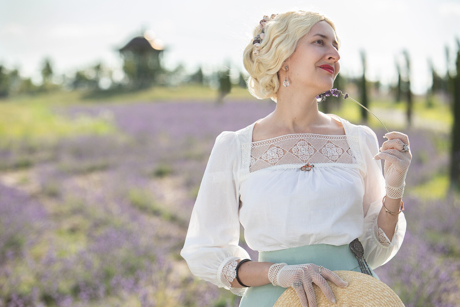 Edwardian Style Costume, Cottage Core Prairie Dress, Cotton Skirt ...
